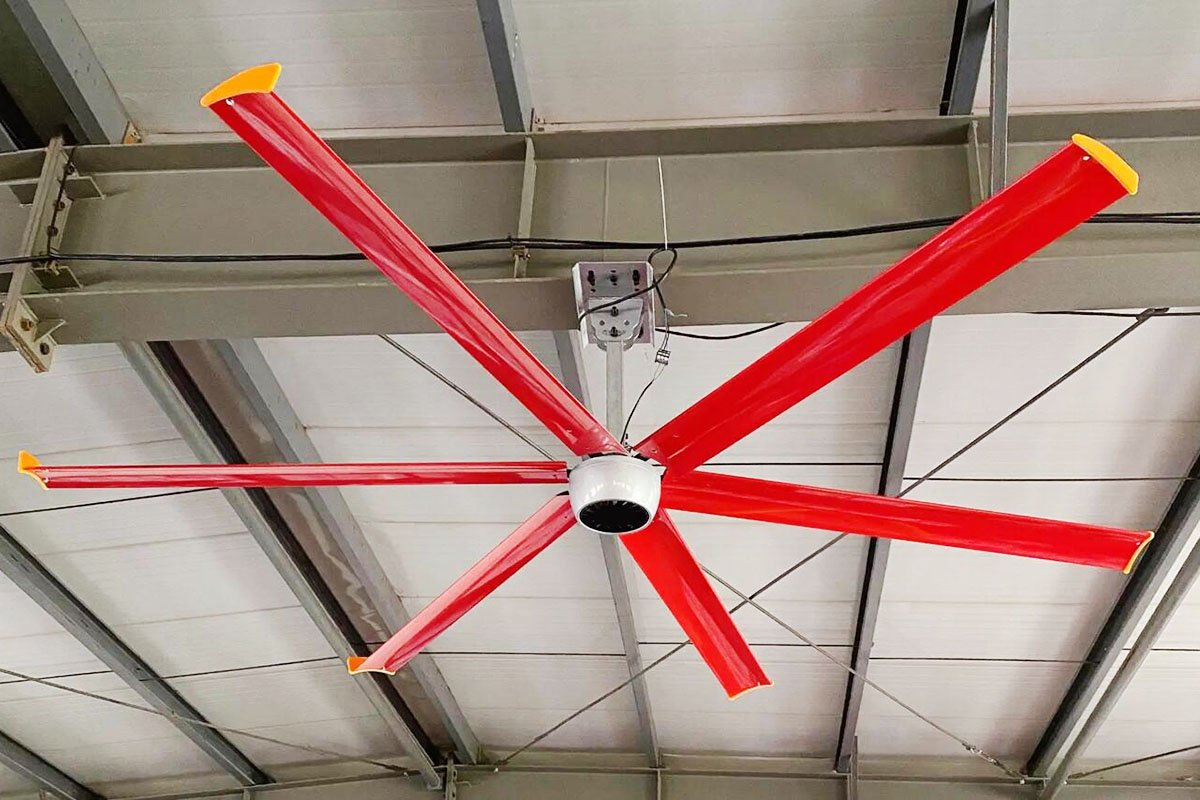 Customize the style and color of HVLS industrial fans