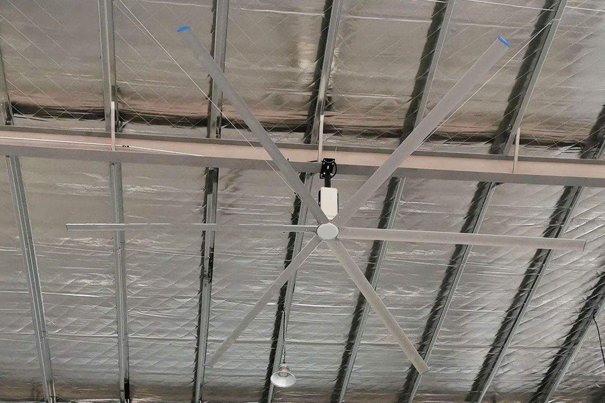 Heavy duty industrial ceiling fans